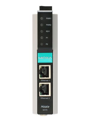 MGATE 5217I-1200-T | Moxa Interface Gateway, MODBUS RTU / ASCII / MODBUS TCP / RS232 / RS422 ...